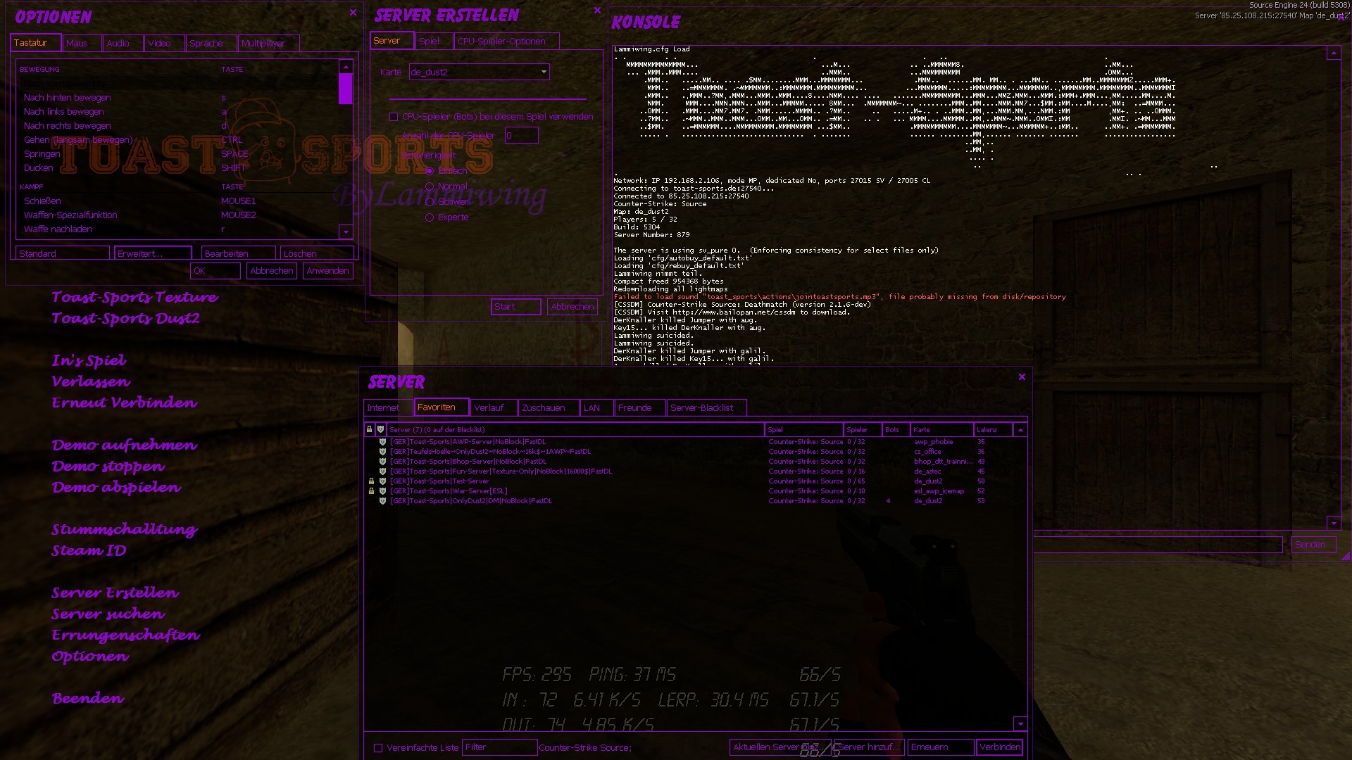 Toast-Sports GUI Mod for Counter-Strike: Source | CS:S Mods