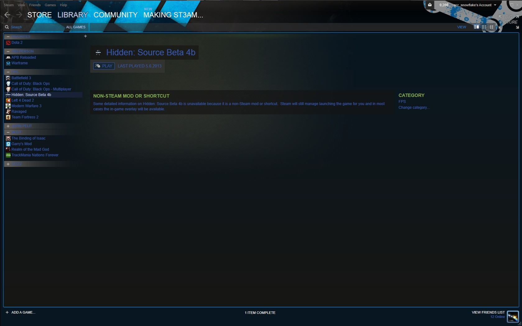ColoRz' Blue Steam GUI [Steam] [Mods]