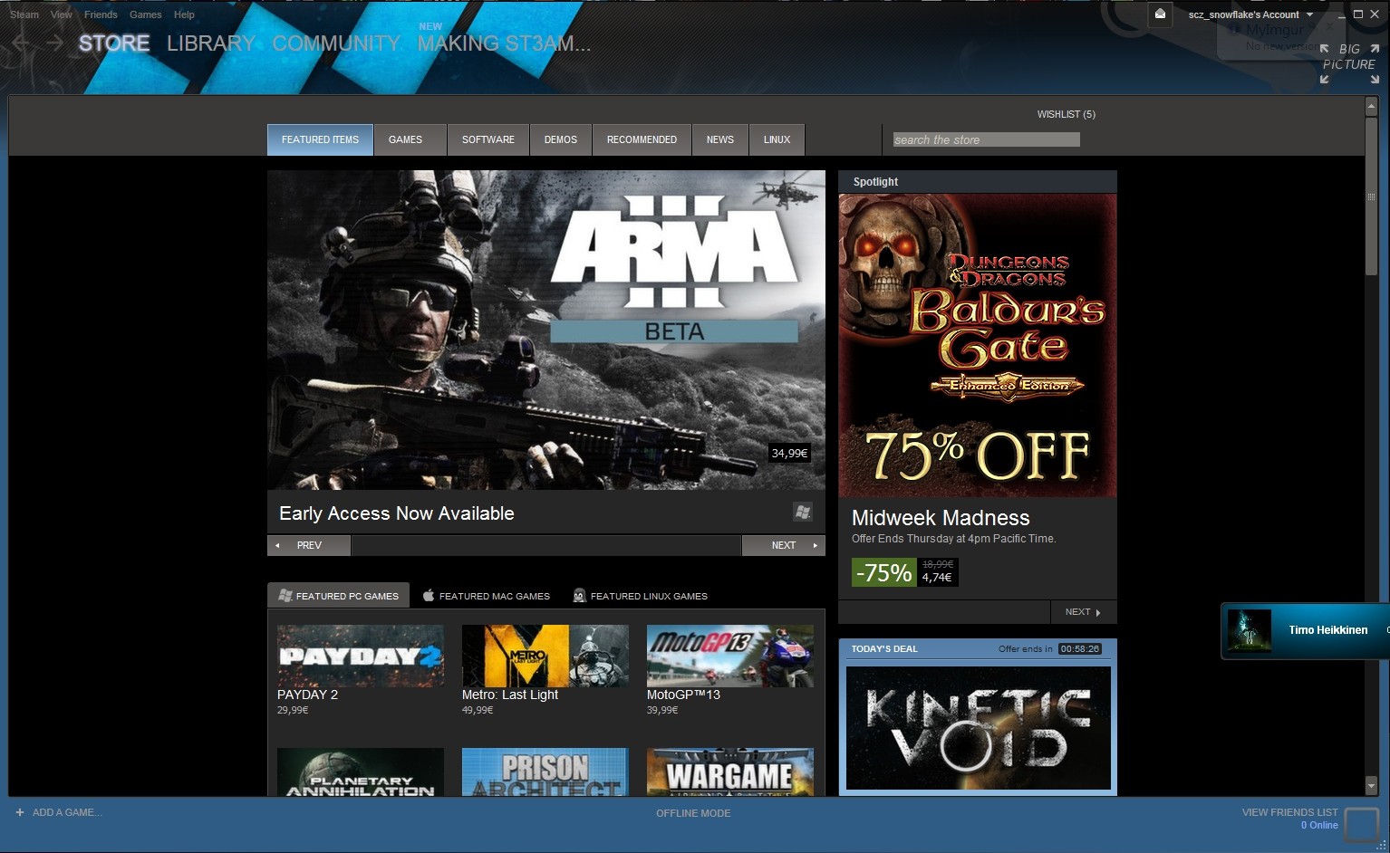 ColoRz' Blue Steam GUI Mod for Steam | Steam Mods