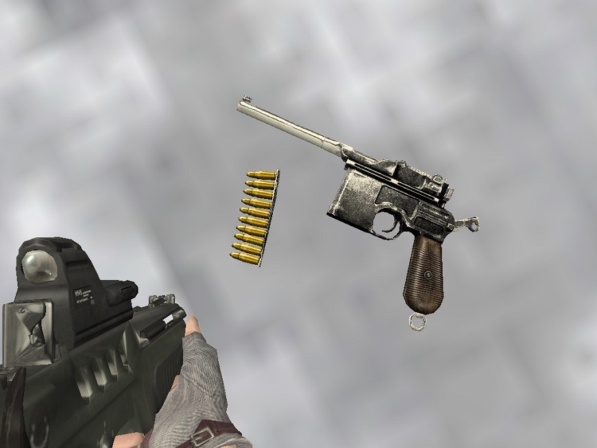 Funth's Chrome Dark Silver C96 Mauser On Quad Anim Mod for Counter ...