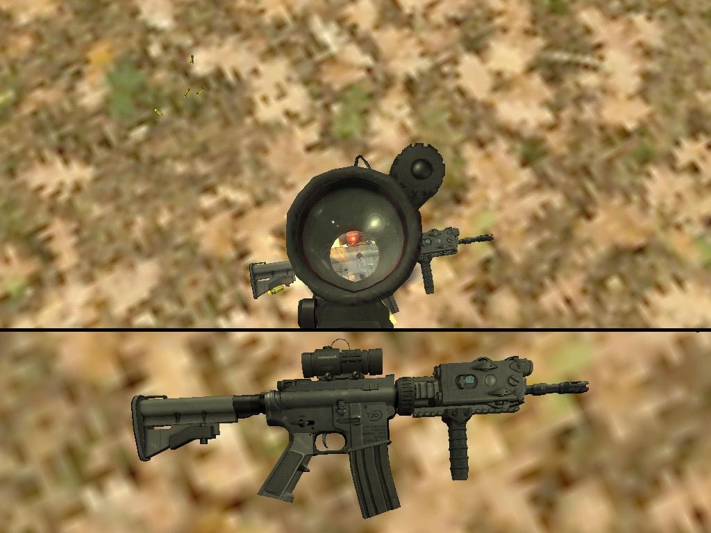 M4 Aimable on DMG anims (CoD4 Style) Mod for Counter-Strike: Online ...