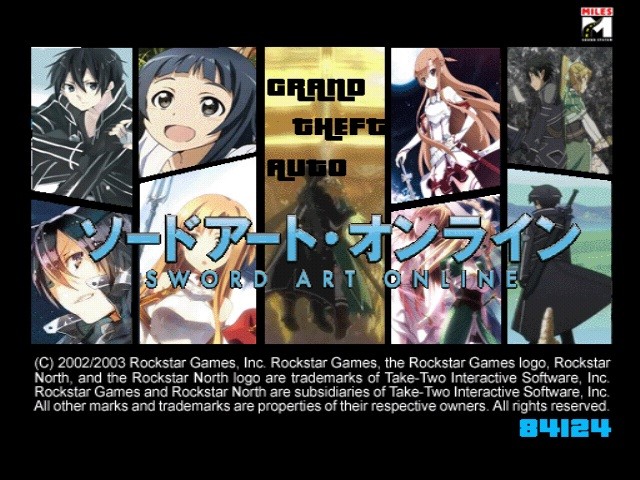 Sword Art Online Loading Screen [Grand Theft Auto: Vice City] [Mods]