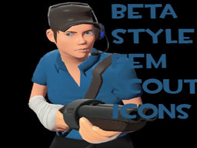 Beta Style Female Scout HUD Icons Mod for Team Fortress 2 | TF2 Mods