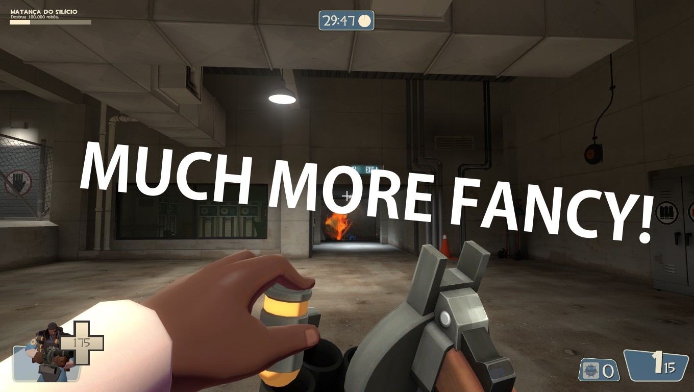 Yellow Pipes for the First Person View [Team Fortress 2] [Mods]