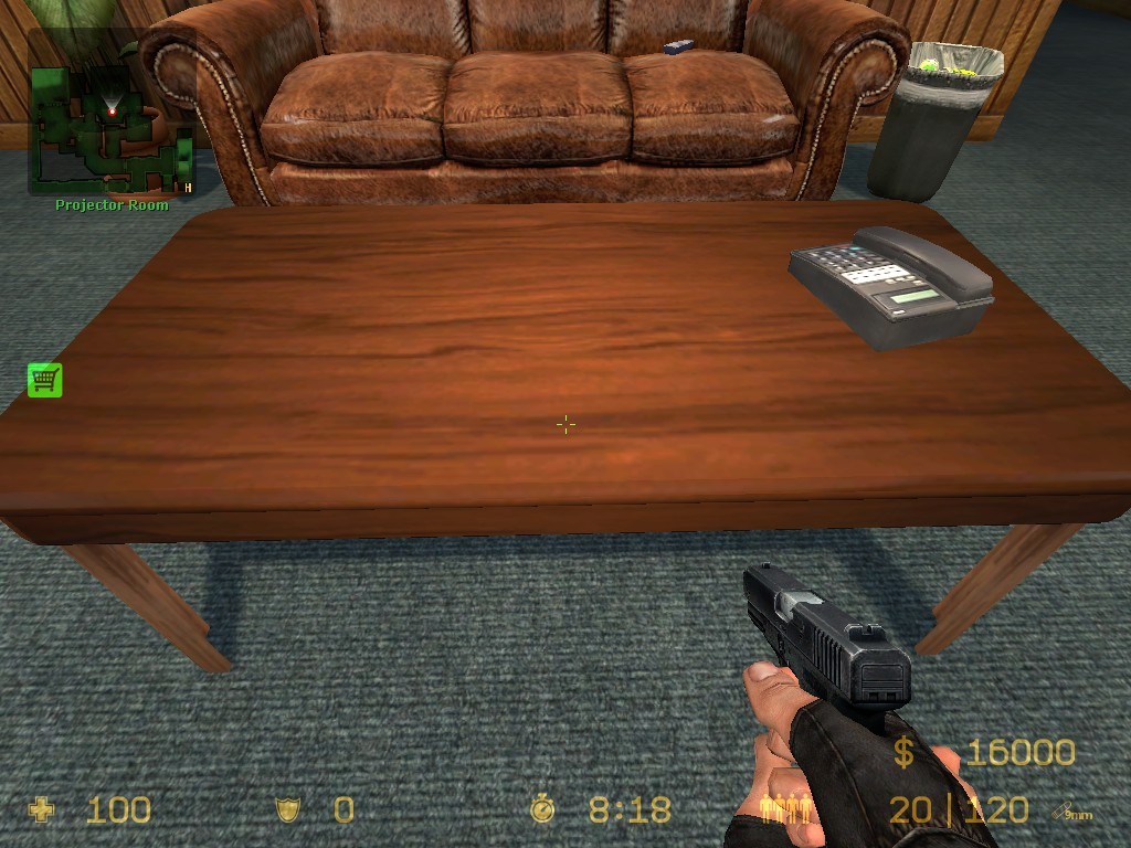 Dark Brown Table Mod for Counter-Strike: Source | CS:S Mods