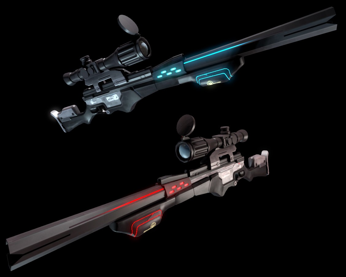 Teamcoloured Glowing Machina (Slight Return) Mod for Team Fortress 2 ...