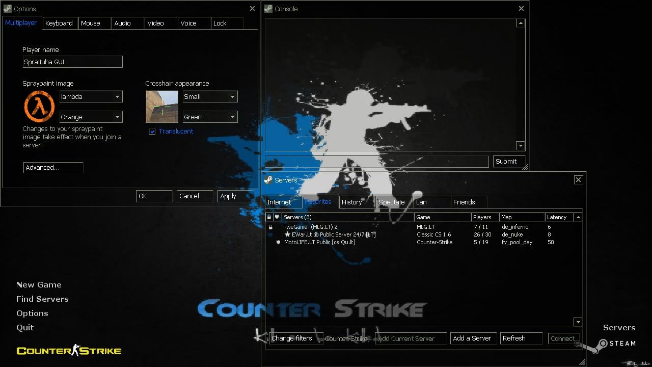 SpRaItUhA Translucent GUI [Counter-Strike 1.6] [Mods]