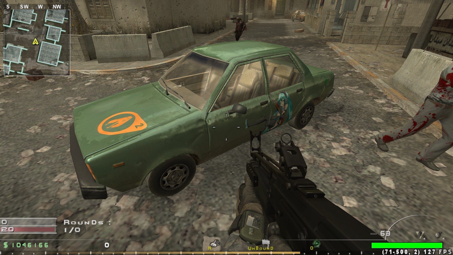 Miku Car Mod for Call of Duty 4: Modern Warfare | CoD4 Mods