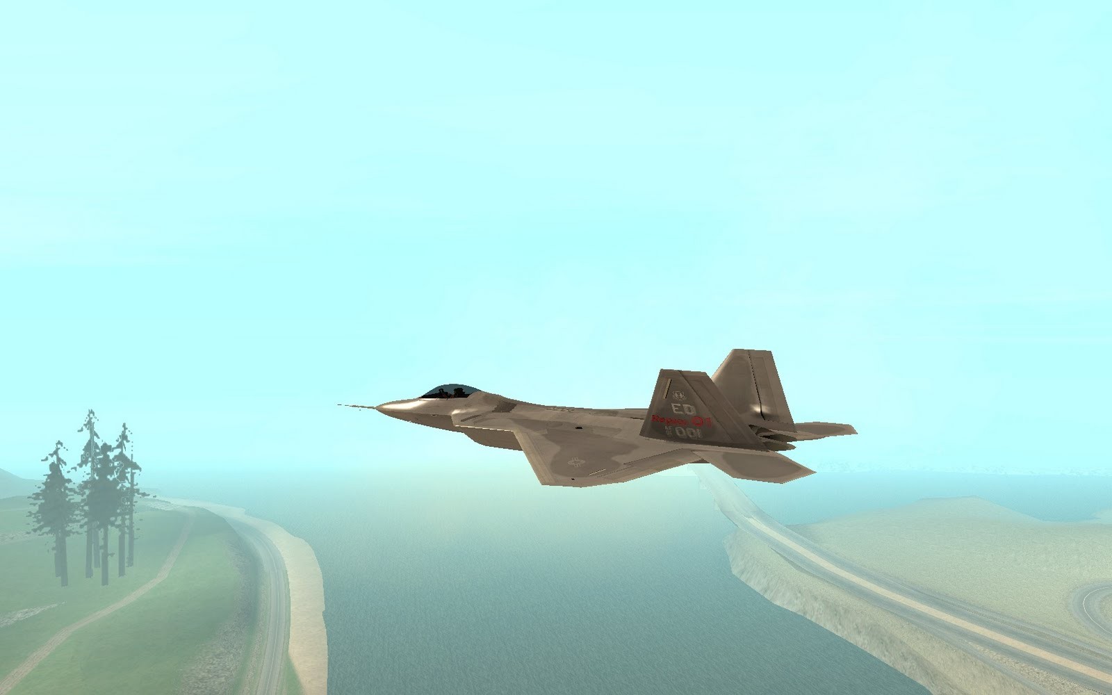 Raptor F-22 + Cleo Mods Mod for Grand Theft Auto: San Andreas | GTA:SA Mods