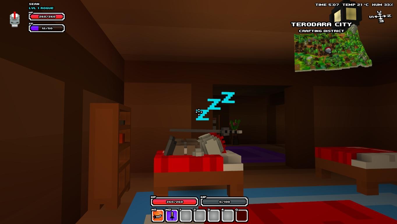 Minecraft Bed [Cube World] [Mods]
