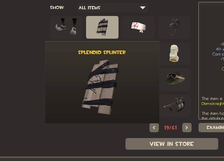 Splendid Splinter backpack icon Mod for Team Fortress 2 | TF2 Mods