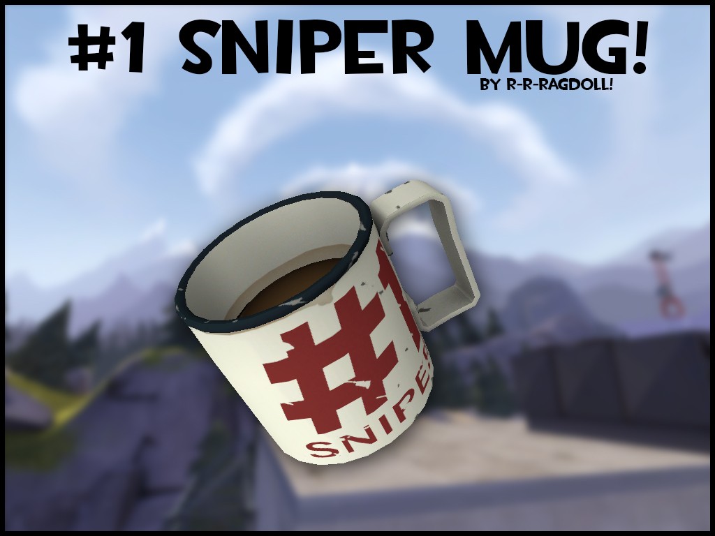 "#1 Sniper" Mug Mod for Team Fortress 2 | TF2 Mods