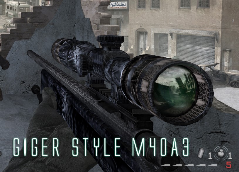 Giger M40A3 [Call of Duty 4: Modern Warfare] [Mods]