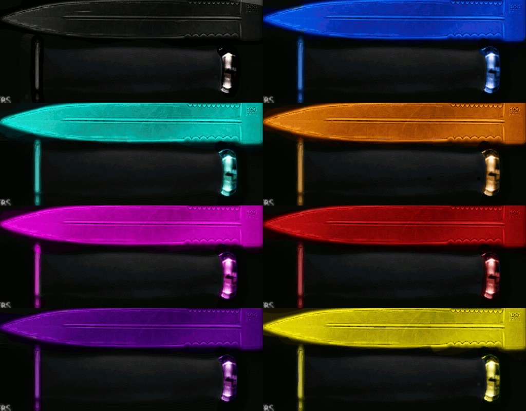 Multi Color Knives Pack Mod for Counter-Strike 1.6 | CS1.6 Mods