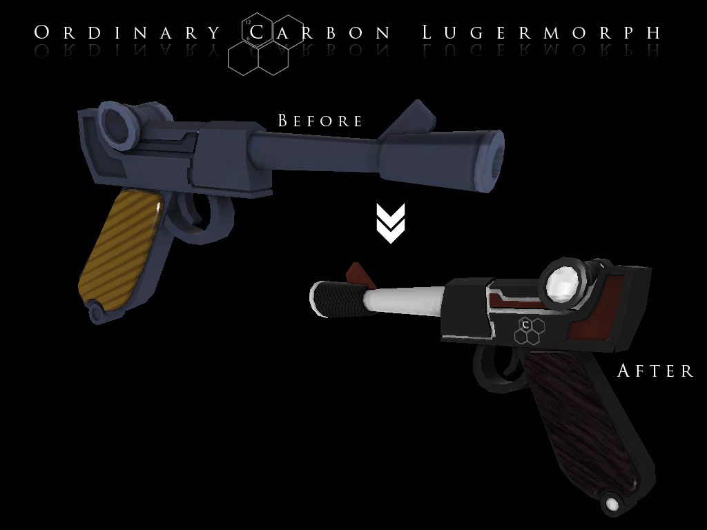 Ordinary Carbon Lugermorph *Original* Mod for Team Fortress 2 | TF2 Mods