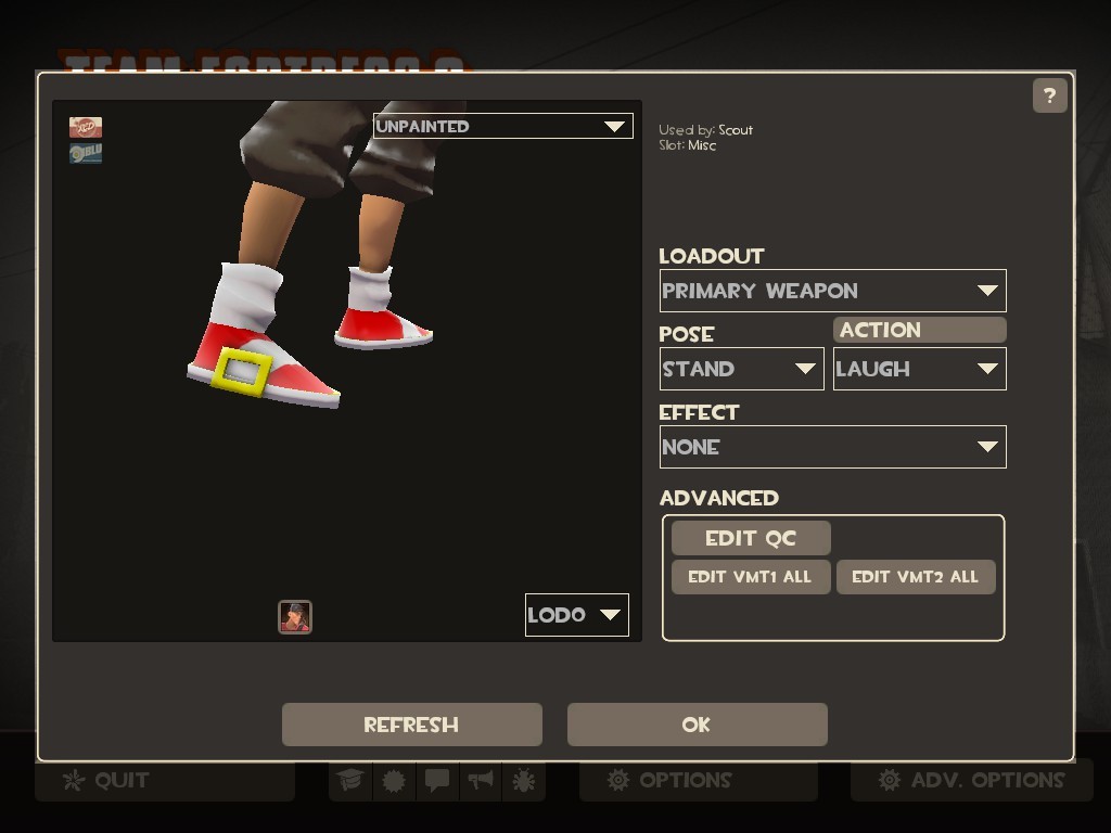 Sonic's shoes Mod for Team Fortress 2 | TF2 Mods