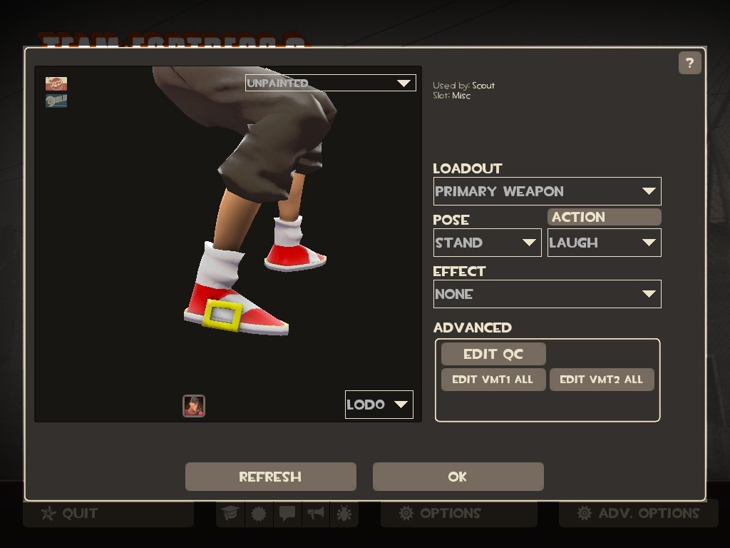 Sonic's shoes Mod for Team Fortress 2 | TF2 Mods