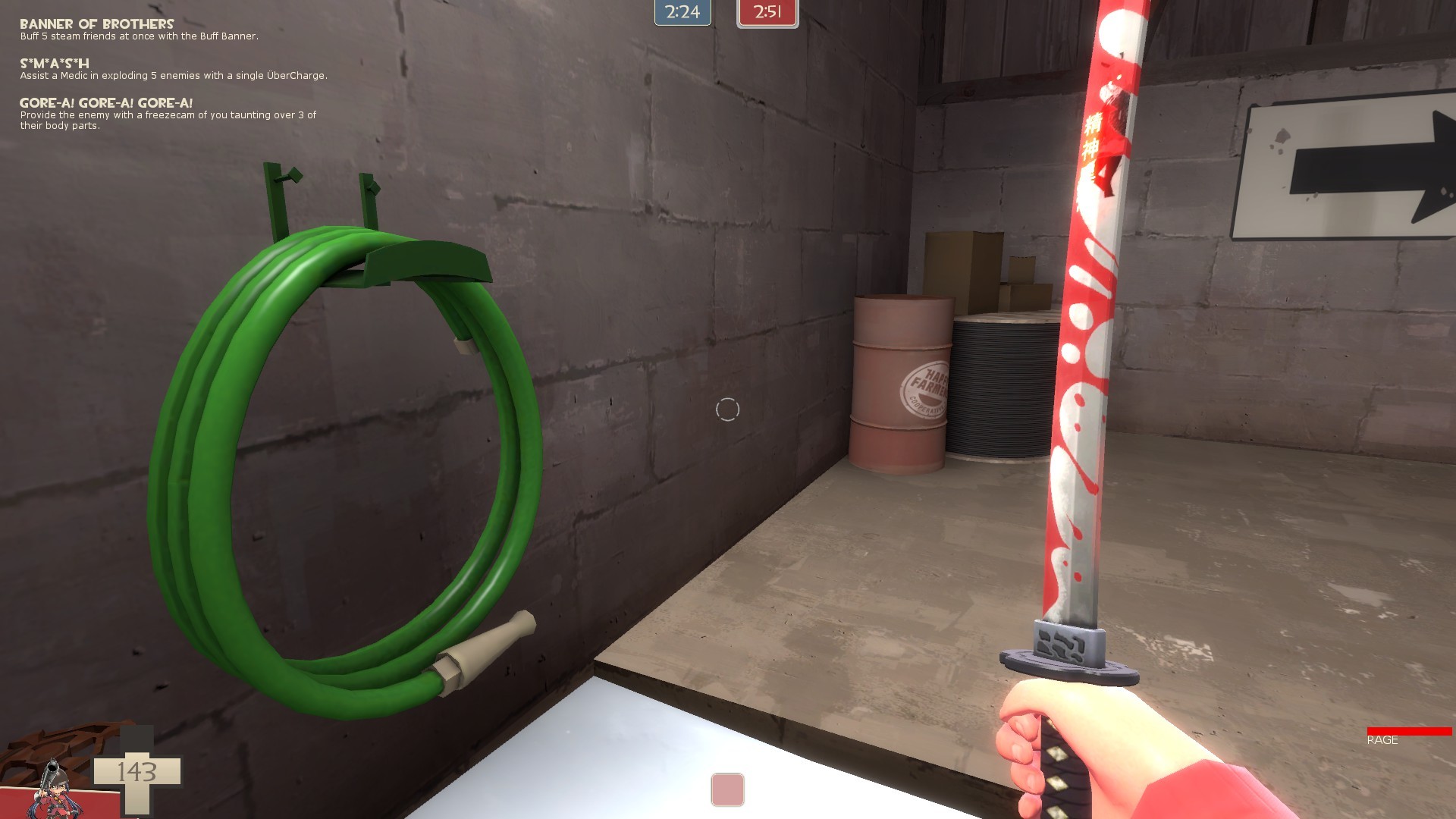 Vintage Shogun Suppository Slicer Mod for Team Fortress 2 | TF2 Mods