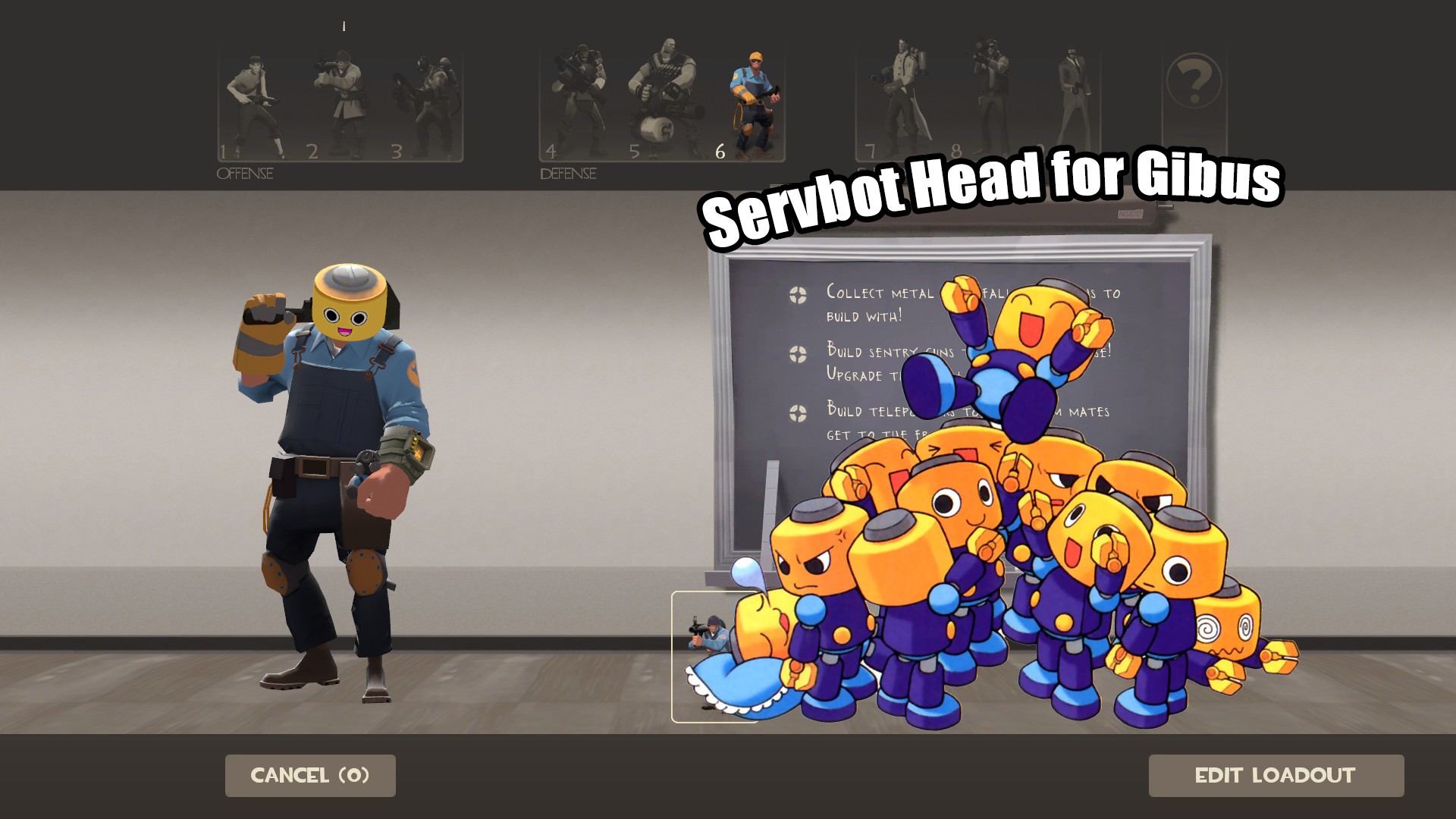 Servbot Head Redux (for Gibus) Mod for Team Fortress 2 | TF2 Mods