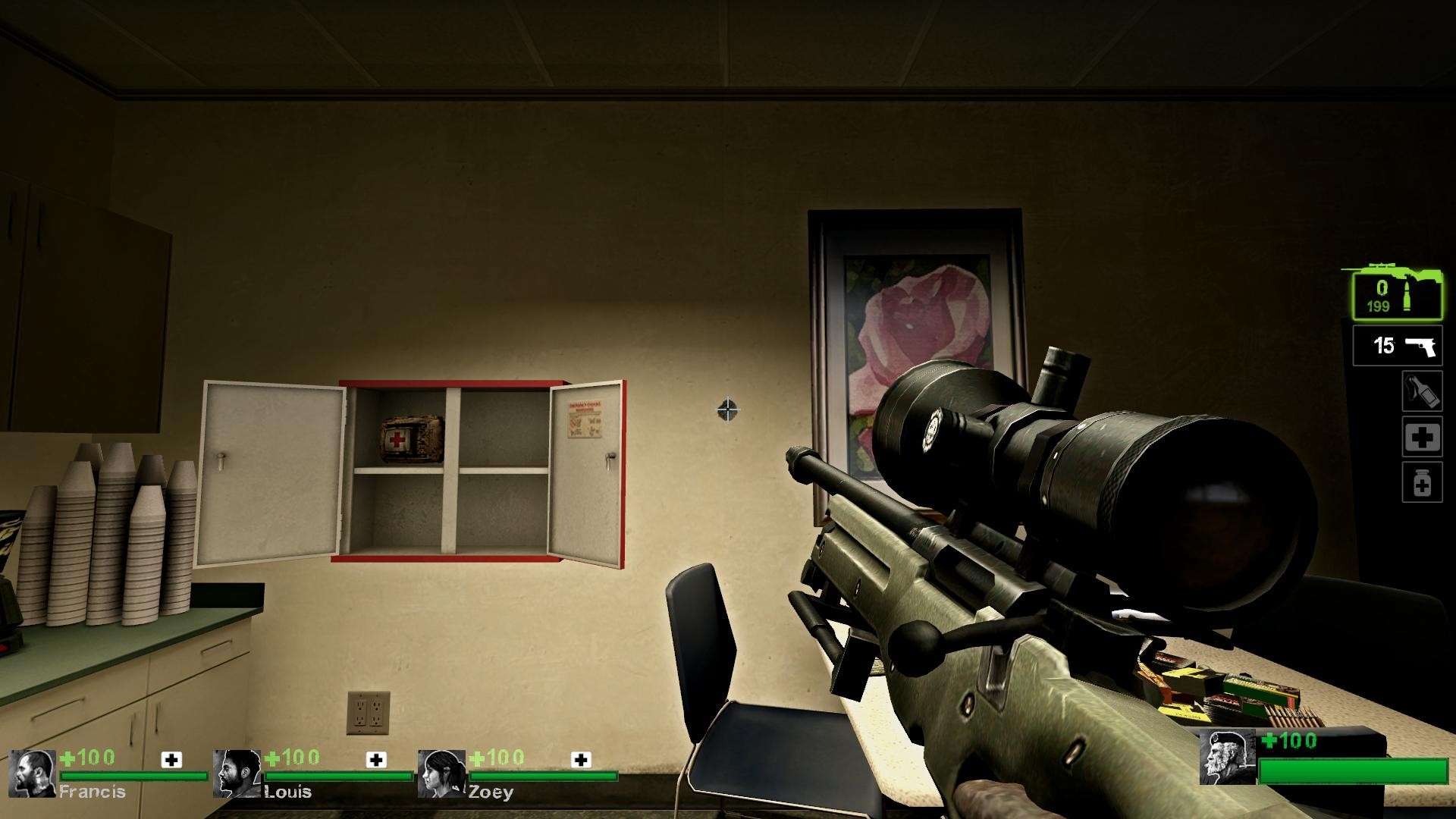 AWP military sniper replacement NOW WITH L4D1 ARMS [Left 4 Dead 2] [Mods]