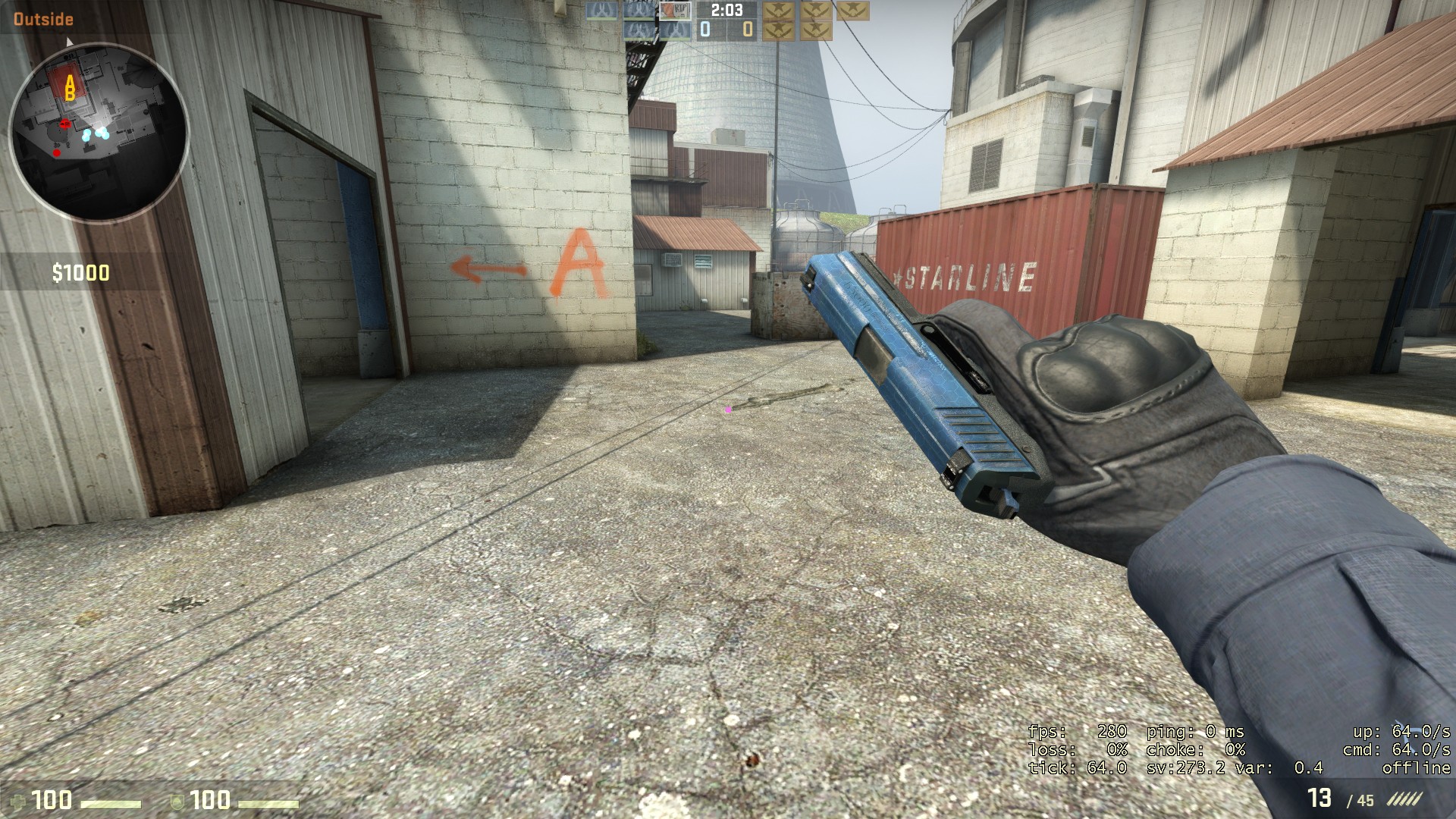 Blue HoneyComb P2000 [Counter-Strike: Global Offensive] [Mods]