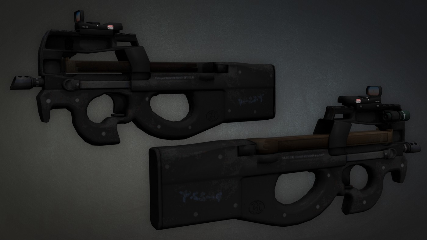 Racer445's P90 On Default Animations Mod for Counter-Strike 1.6 | CS1.6 ...