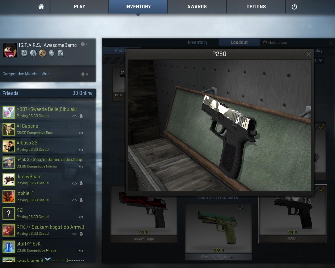 winter p250 [Counter-Strike: Global Offensive] [Mods]