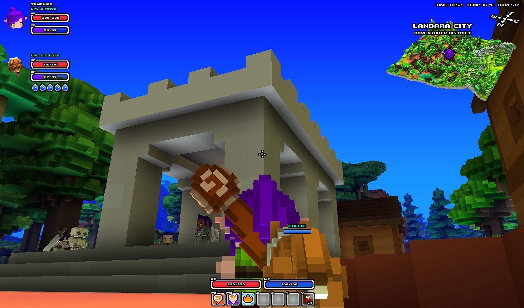 No more clouds. Mod for Cube World | Cube World Mods