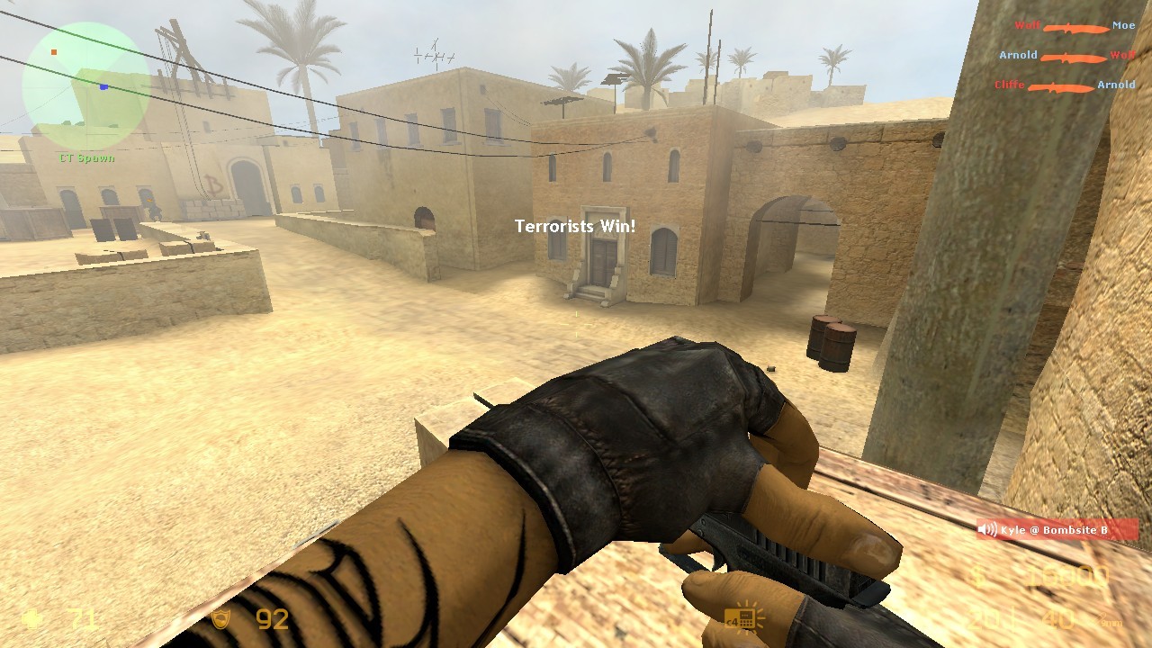 Gangster Hands with Black Dragon Tattoo [Counter-Strike: Source] [Mods]