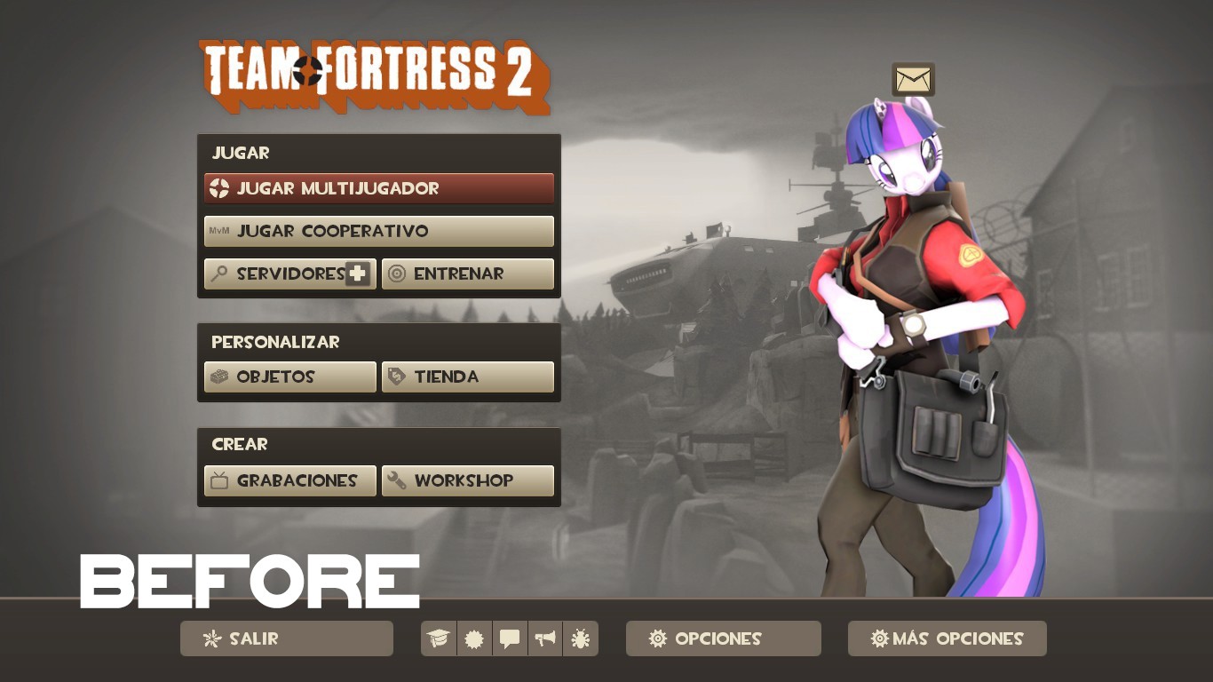 Main Menu Characters MLP Mod for Team Fortress 2 | TF2 Mods