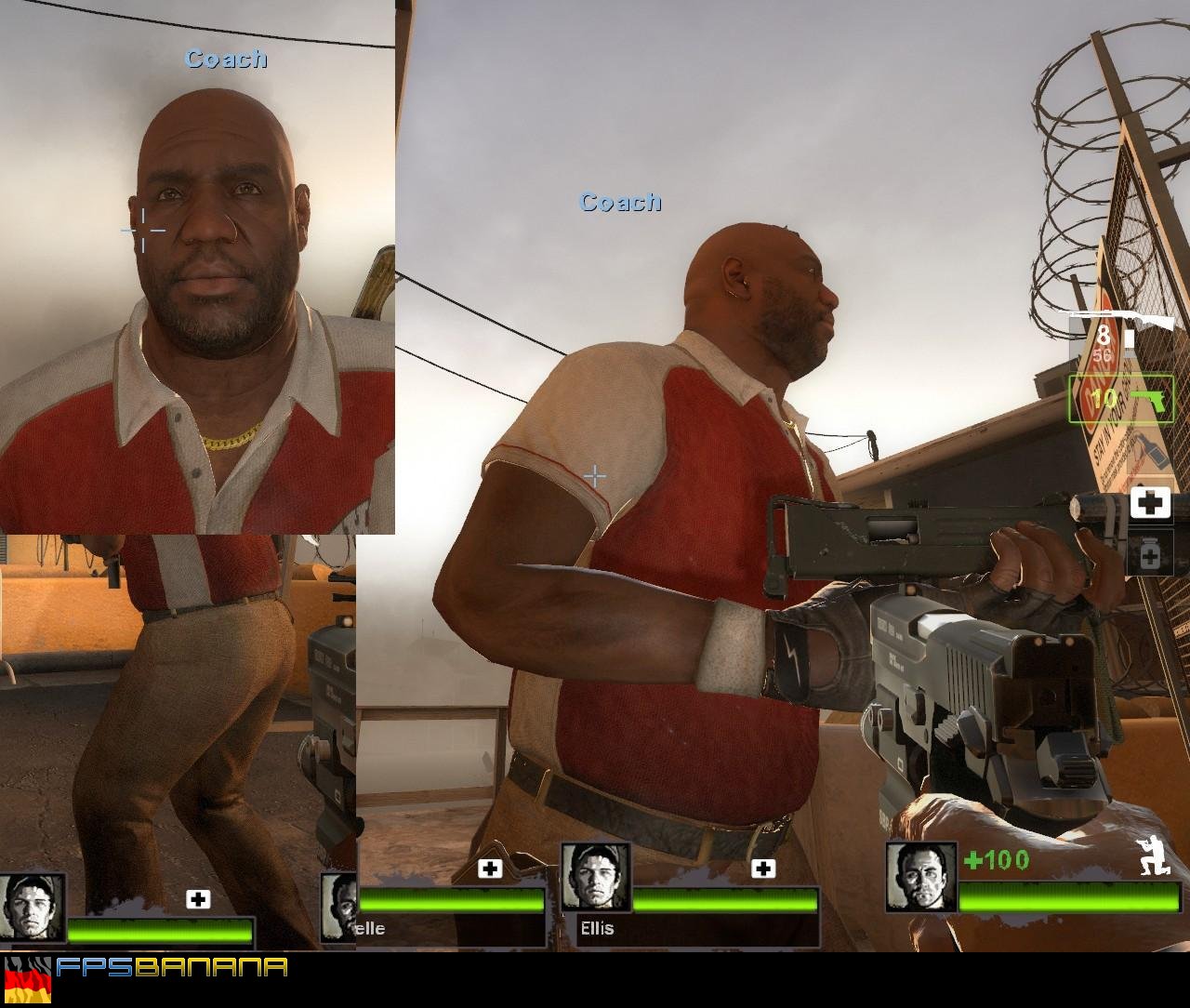 New Coach Skin Mod for Left 4 Dead 2 | L4D2 Mods