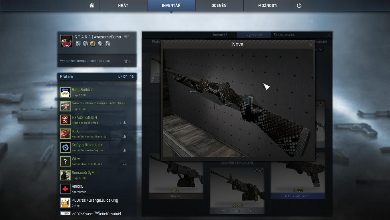 M4S and NOVA-snake style pack (pack) [Counter-Strike: Global Offensive ...