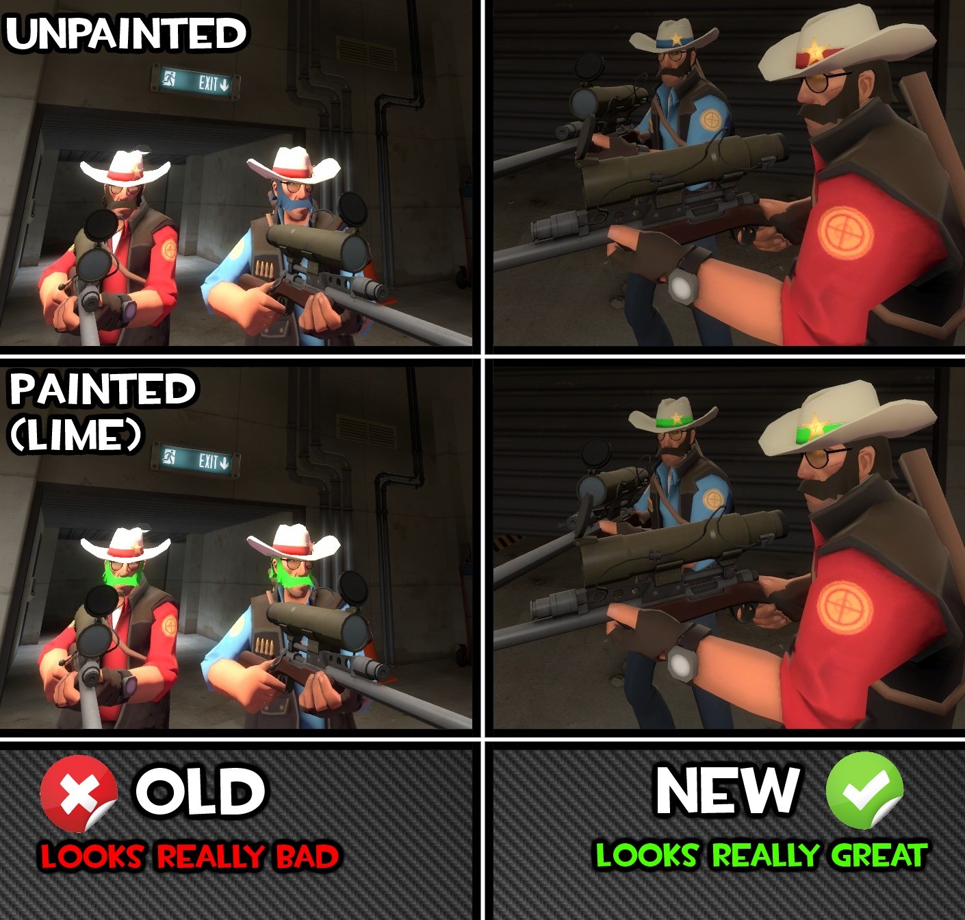 Fixed Lone Star Paint [Team Fortress 2] [Mods]