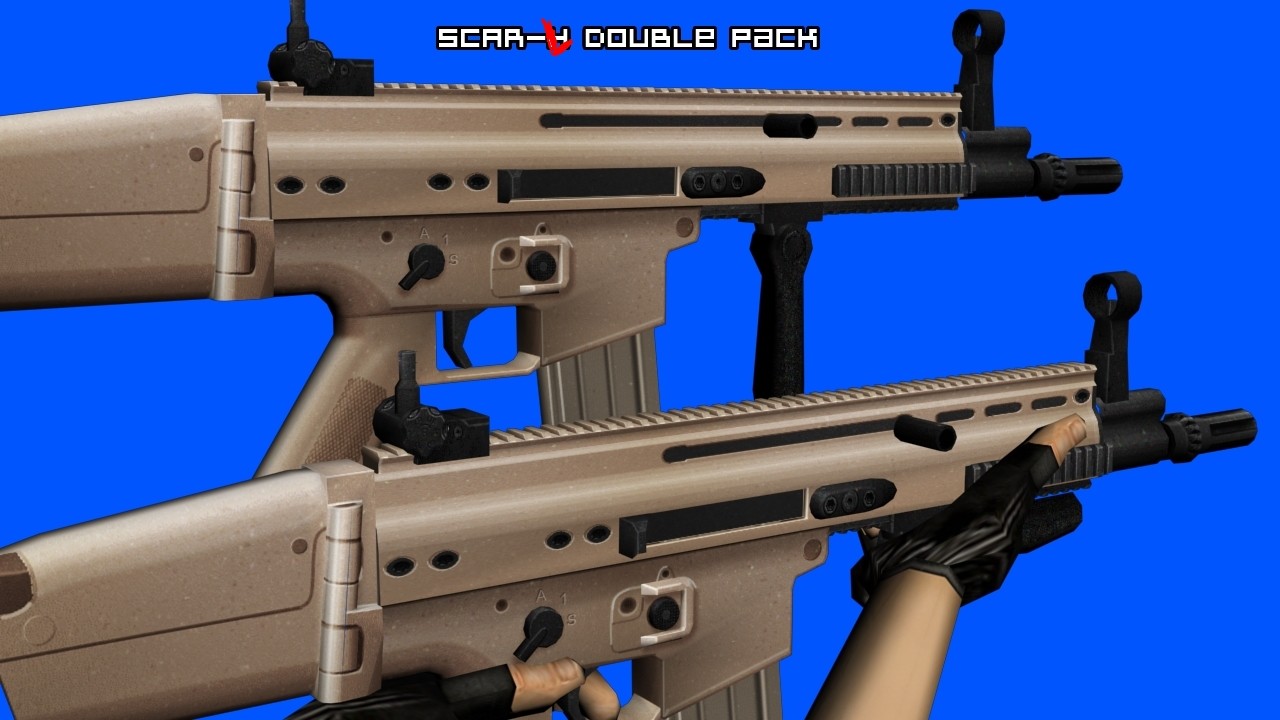 Scar-L Mod for Counter-Strike 1.6 | CS1.6 Mods