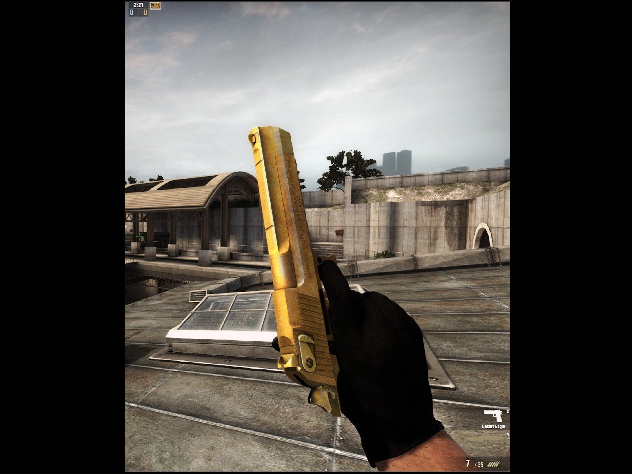 Gold Desert Eagle Cod