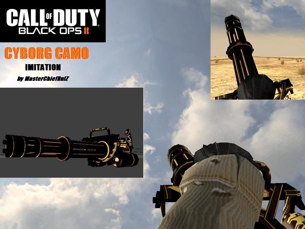 Cyborg Mini-gun Camo [Battlefield 2] [Mods]