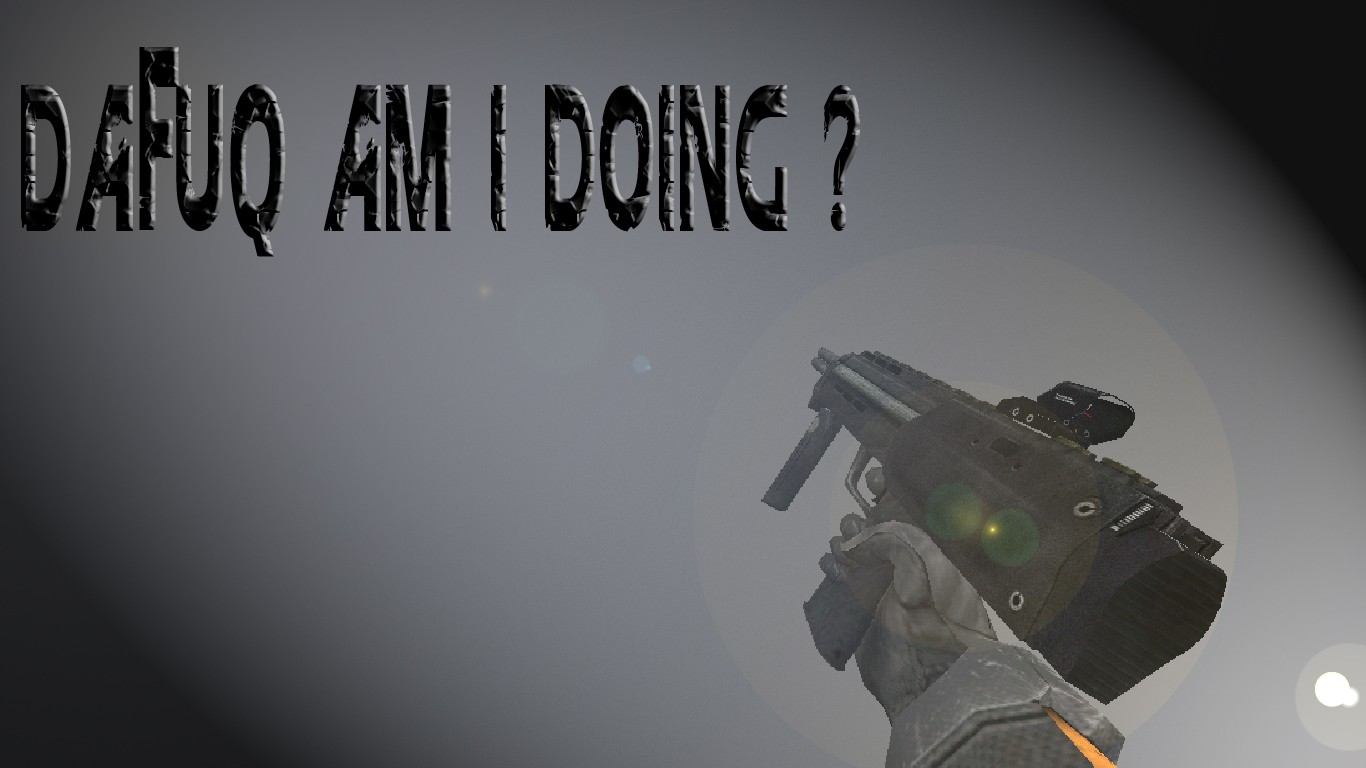 HL2 MP7 on my custom animations!(FOR HL1 !) [Half-Life] [Mods]