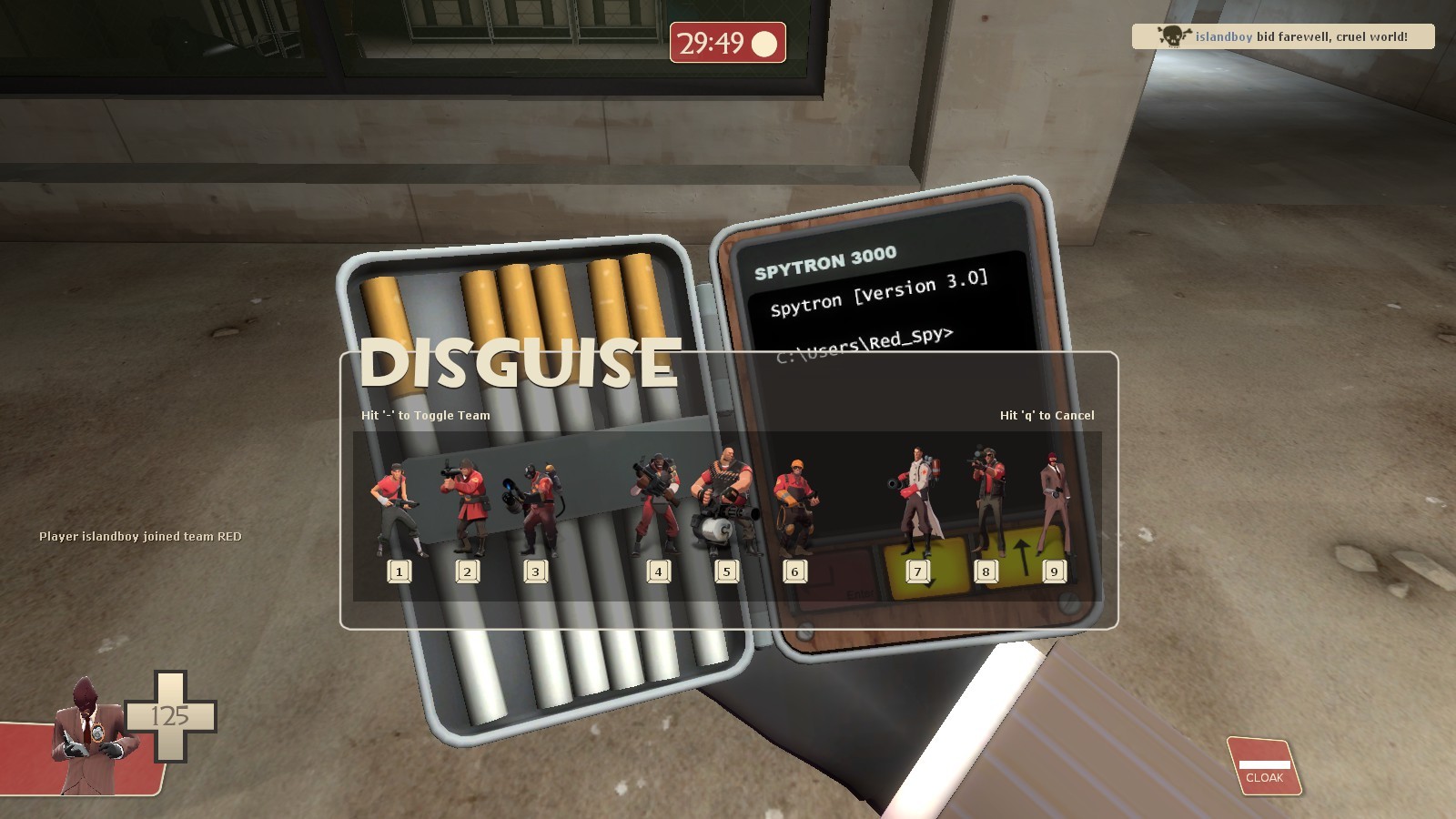 Spy.exe (Spy Command Prompt Disguise Kit) Mod for Team Fortress 2 | TF2 ...