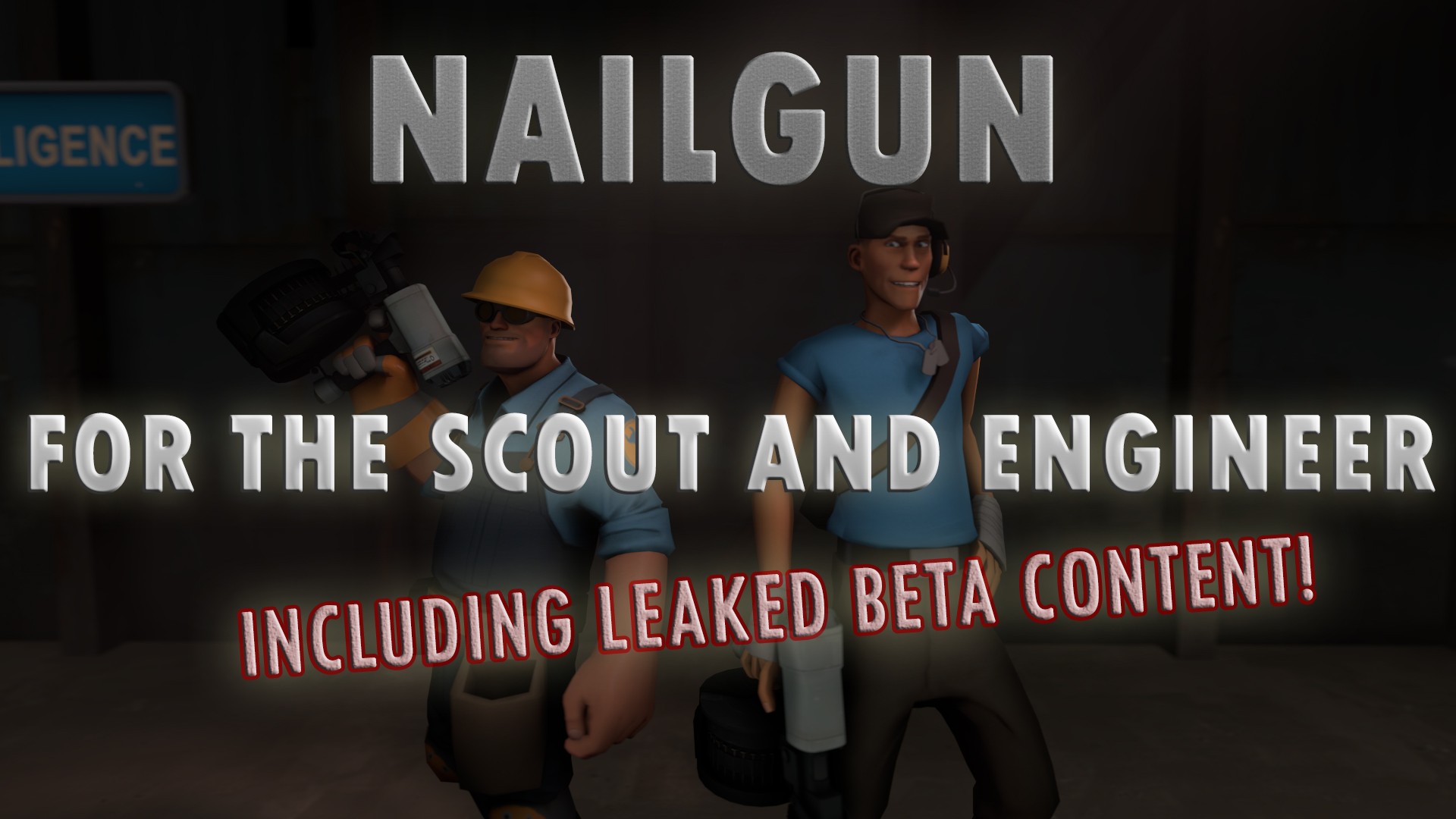 The Nailgun for the Scout and Engineer Mod for Team Fortress 2 | TF2 Mods