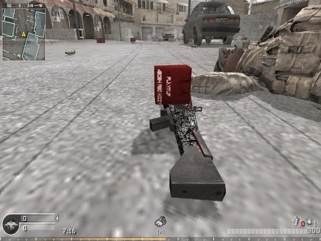 M60E4 Krizzy-Red [Call of Duty 4: Modern Warfare] [Mods]