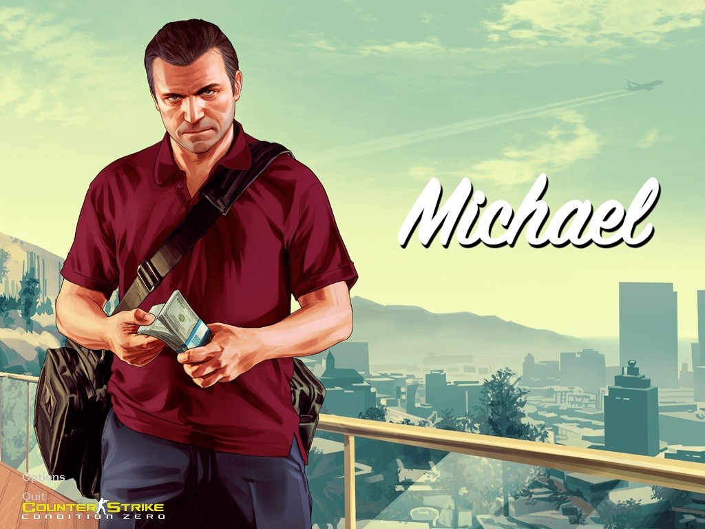 GTA V (9 Backgrounds) Mod for Counter-Strike 1.6 | CS1.6 Mods