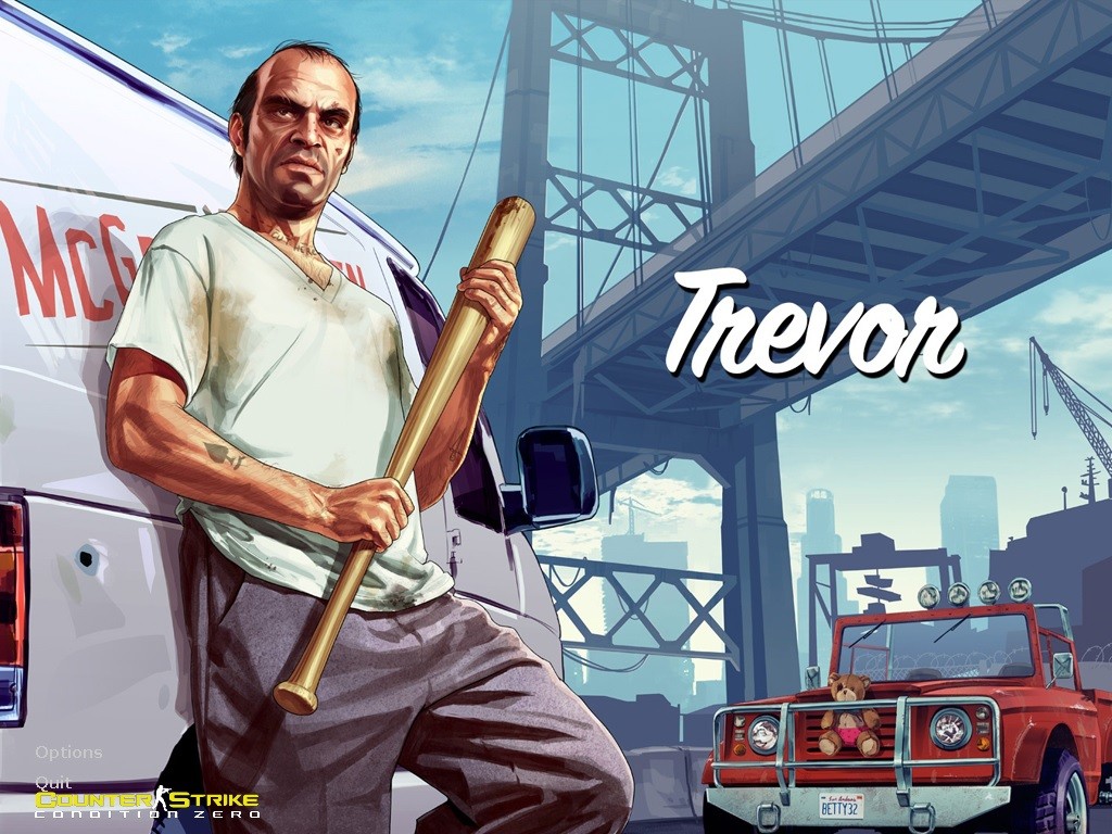 GTA V (9 Backgrounds) Mod for Counter-Strike 1.6 | CS1.6 Mods