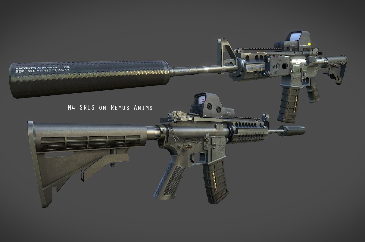 [M9K] M4 S.R.I.S Mod for Garry's Mod | GMod Mods