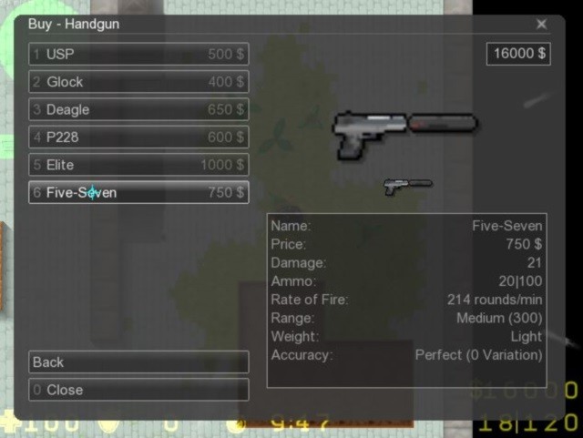 Five SeveN Silenced [CS2D] [Mods]