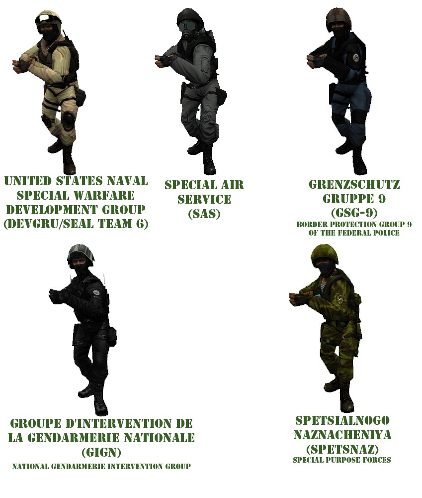 Realistic CT Team Mod for Counter-Strike: Condition Zero | CS:CZ Mods