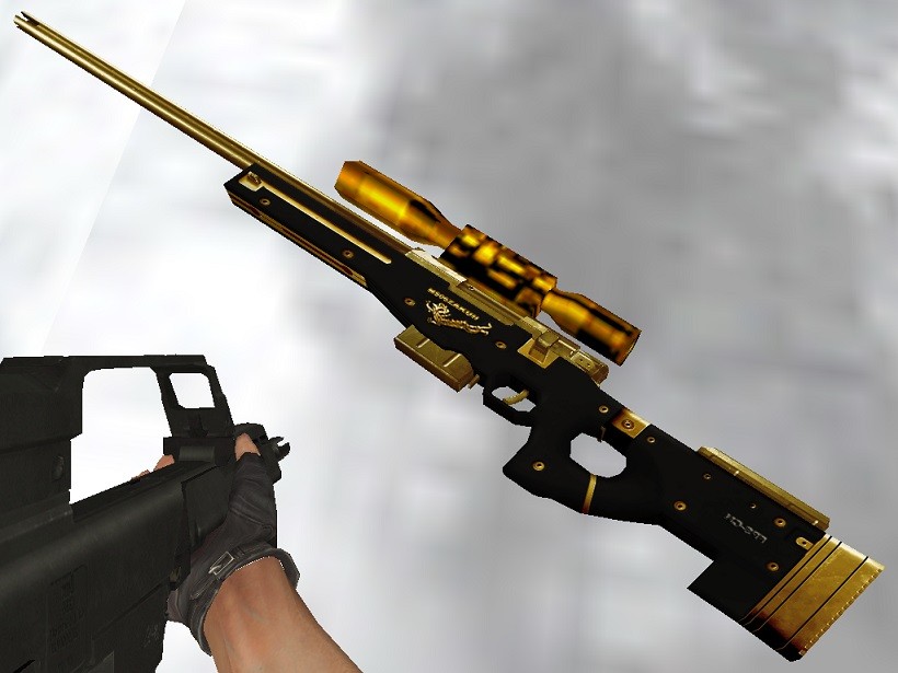lonewolf feat. Dian - Chromed Black & Gold AWM Mod for Counter-Strike ...