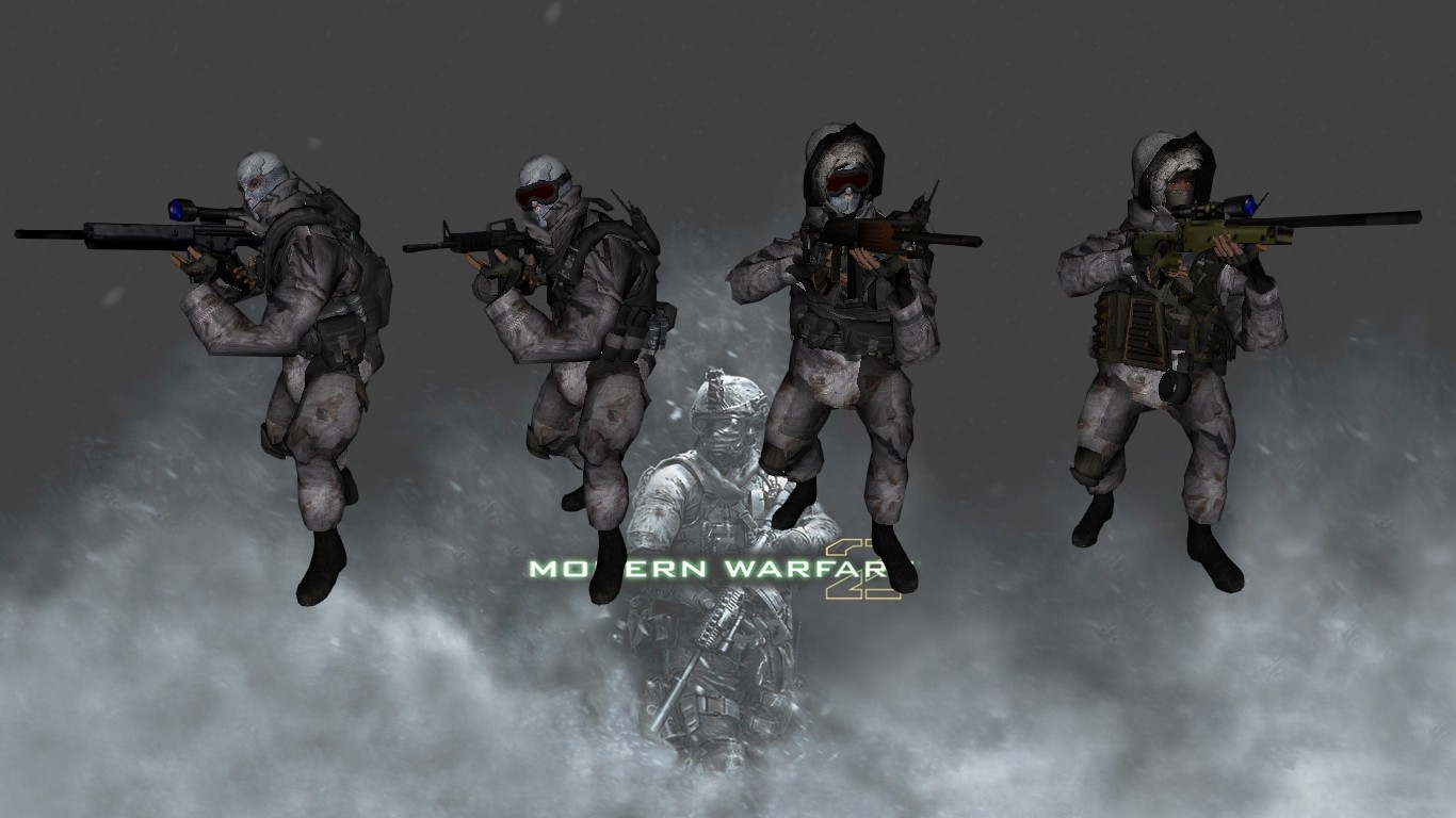 MW2 Russian Spetsnaz Snow Mod for Counter-Strike 1.6 | CS1.6 Mods