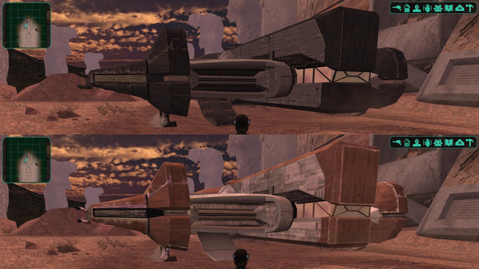 HD Black Ebon Hawk Mod for Knights of the Old Republic II: The Sith ...