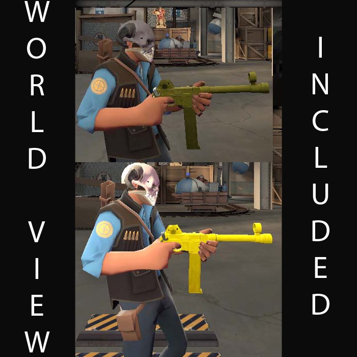 Golden/Yellow SMG Mod for Team Fortress 2 | TF2 Mods