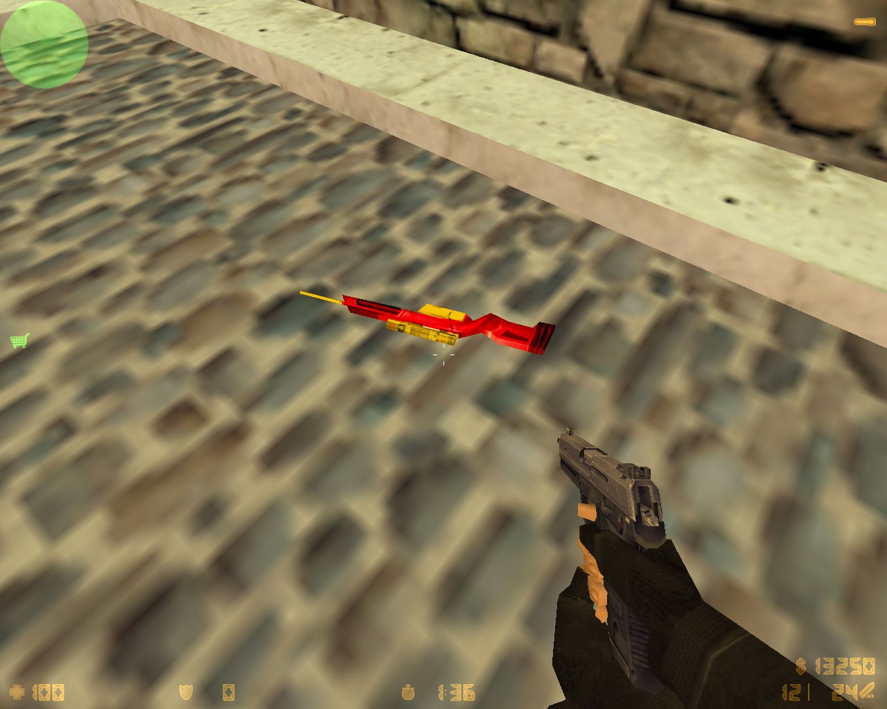 Red-Yellow Scout Skin + New gloves Mod for Counter-Strike 1.6 | CS1.6 Mods